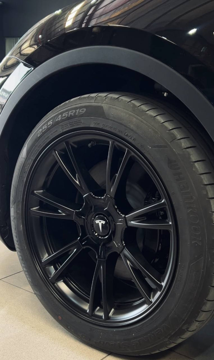 Model Y Glossy Black Center Caps (Set of 4) – Charged AE